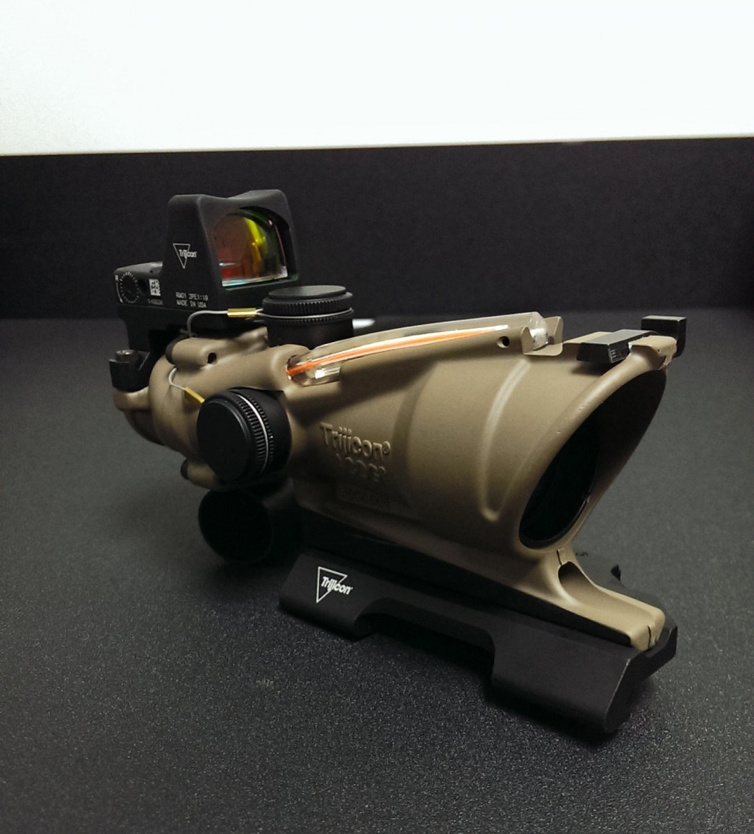 Прицел Trijicon ACOG 4x32 Flat Dark Earth Scope, Dual Illumination Red ...