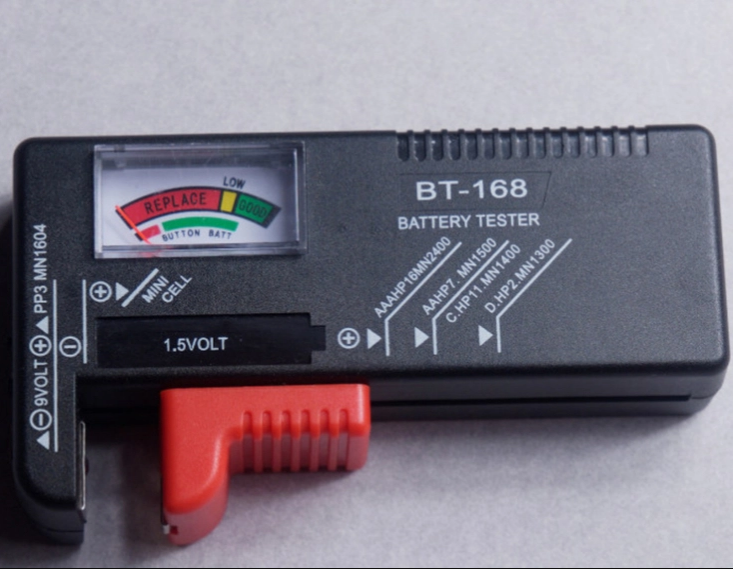 Тестер для всех видов батареек и крон BT-168 (1 шт.)